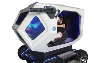 China 9D VR Fly Simulation Game Machine 120kg 205cm Height for Amusement Park for sale