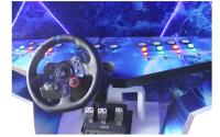 China 9D VR Fly Simulation Game Machine 120kg 205cm Height for Amusement Park for sale