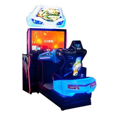 China Amusement Game Centers Plastic Material Coin-Operated Luxury Dynamic Driving Simulator for sale
