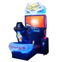 China Amusement Game Centers Plastic Material Coin-Operated Luxury Dynamic Driving Simulator for sale