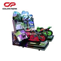 China Kids Electric Racing Car Simulator 48V Coin Operated Ride for Game Centers 90x80x200cm for sale