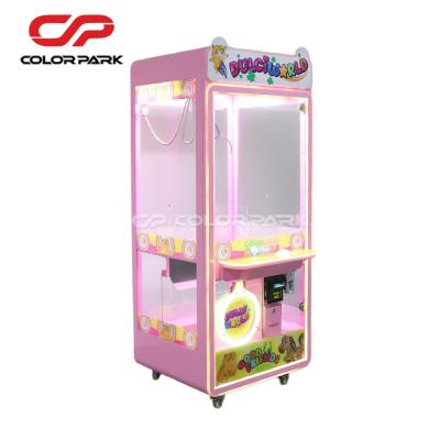 China CE Certified Coin Operated Arcade Claw Machine 80x90x205cm for Children Entertainment for sale