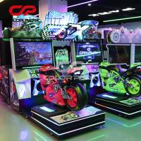 China Kids Electric Racing Car Simulator 48V Coin Operated Ride for Game Centers 90x80x200cm for sale