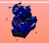 China 9D VR Racing Game Machine 245cm Arcade Simulator with CE SGS Certification for sale