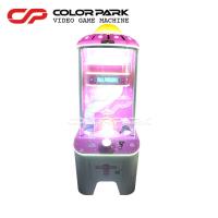 China Colorful Coin Operated Toy Crane Claw Machine 80x90x205cm CE Certified for Amusement Game Center for sale