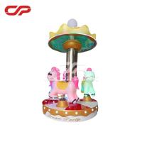 China Coin Operated Kiddie Ride Horse Simulator 3 Player Amusement Park Machine 150KG CE Certified for sale