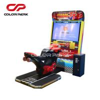 China Coin Operated TT Driving Simulator Moto Car Racing Game Machine 90x80x200cm for sale
