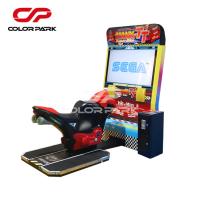 China Coin Operated TT Driving Simulator Moto Car Racing Game Machine 90x80x200cm for sale