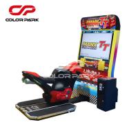 China Coin Operated TT Driving Simulator Moto Car Racing Game Machine 90x80x200cm for sale