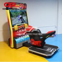 China Coin Operated TT Driving Simulator Moto Car Racing Game Machine 90x80x200cm for sale