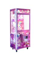 China Coin Operated Crane Claw Machine 80x90x205cm with CE Certification Colorful Custom Sticker for sale