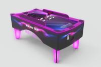 China Coin Operated U Shaped Air Hockey Table 90x80x200cm with LED Lighting for Amusement Parks for sale