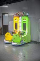China EU Plug Colorful Park Kiddie Ride Simulator Car Racing Arcade Game Machine 150KG CE for sale