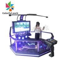 China 2 Player 9D VR Battle Gun Shooting Game Simulator 245cm Arcade Machine with CE SGS Certification for sale