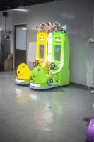 China EU Plug Colorful Park Kiddie Ride Simulator Car Racing Arcade Game Machine 150KG CE for sale