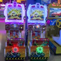 China Colorful Park Kiddie Ride Simulator Car Racing Game 150kg Capacity CE Certified for Amusement Center for sale