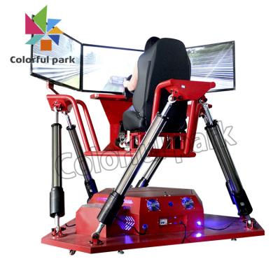 China Colorfulpark VR 3D Car Driving Car Simulator Racing Game Machine with Customization for sale