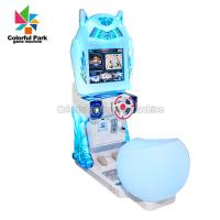 China EU Plug Colorful Park Kiddie Ride Simulator Car Racing Arcade Game Machine 150KG CE for sale