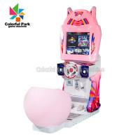 China EU Plug Colorful Park Kiddie Ride Simulator Car Racing Arcade Game Machine 150KG CE for sale