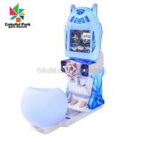 China EU Plug Colorful Park Kiddie Ride Simulator Car Racing Arcade Game Machine 150KG CE for sale