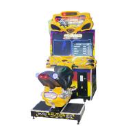 China Colorful Park Coin Operated Driving Simulator Moto Car Racing Game Machine 90x80x200cm for sale