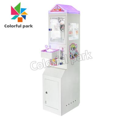 China Indoor Metal Mini Claw Machine 90x80x200cm for Amusement Centers 2 Players for sale