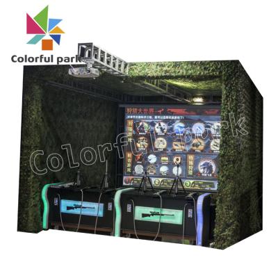 China Colorful Park 3D Shooting Arcade Game 90x80x200cm Coin Operated for Amusement Centers for sale
