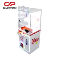 China Coin Operated Plush Toy Crane Claw Machine 80x90x205cm for Game Center for sale
