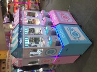 China Indoor Mini Teddy Bear Coin Operated Crane Machine 80x90x205cm CE Certified for sale