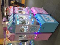 China Indoor Mini Teddy Bear Coin Operated Crane Machine 80x90x205cm CE Certified for sale