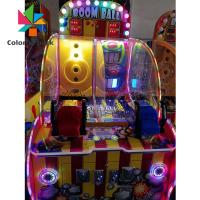 China Colorful Park 3 Player Coin Operated Shooting Ball Machine 90x80x200cm Arcade Game for sale
