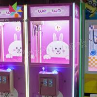 China Coin Operated Crane Claw Machine 80x90x205cm for Amusement Game Center for sale