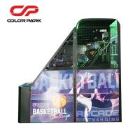 China Indoor 2 Player Basketball Arcade Game Machine 200W Coin Operated for Amusement Centers for sale