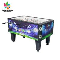 China Coin Operated Soccer Arcade Machine 80x90x205cm with LED Lighting and CE Certification for sale