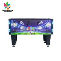 China Coin Operated Soccer Arcade Machine 80x90x205cm with LED Lighting and CE Certification for sale