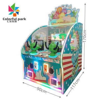 China 2player 32 Inch Shooting Ball Machine for Game Center CE Certified 90x80x200cm for sale