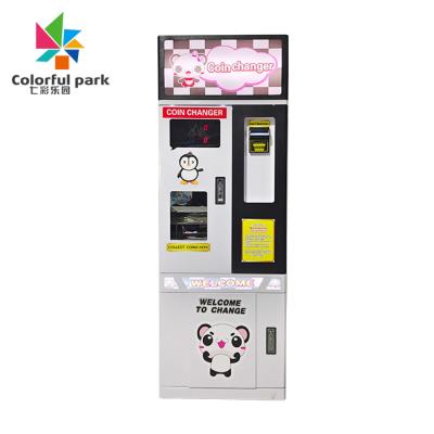 China Customized Colorful 3D Arcade Crane Claw Machine 90x80x200cm Coin Operated Vending Game for sale
