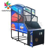 China Indoor Coin Operated Street Basketball Arcade Game Machine 200W 2 Players for sale