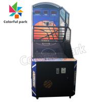 China Indoor Coin Operated Street Basketball Arcade Game Machine 200W 2 Players for sale