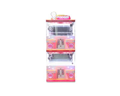 China Customized 4 Player Mini Plush Toy Claw Machine Kit for Colorful Indoor Entertainment for sale