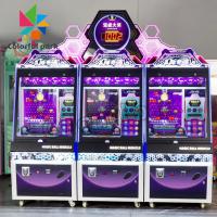 China Colorful Park Coin Pusher Arcade Game Machine 80x90x205cm CE Certified for Amusement Center for sale