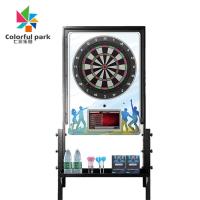 China EU Plug Colorful Park Indoor Coin Operated Electronic Sports Dart Game Machine 200kg for sale