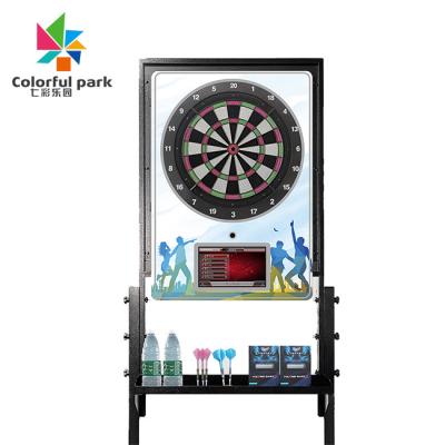 China EU Plug Colorful Park Indoor Coin Operated Electronic Sports Dart Game Machine 200kg for sale