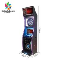 China EU Plug Colorful Park Indoor Coin Operated Electronic Sports Dart Game Machine 200kg for sale