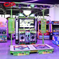 China Coin Operated Dance Machine Arcade Game 167cm Colorful LED Park Entertainment for Adults for sale