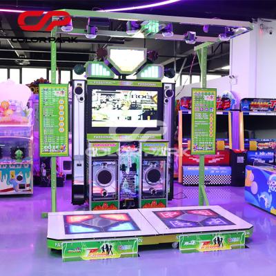 China Coin Operated Dance Machine Arcade Game 167cm Colorful LED Park Entertainment for Adults for sale