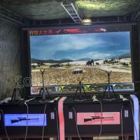 China Colorful Park Arcade Shooting Game Machine with 4 Player Gun Video Game Simulator for sale