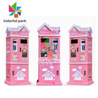 China Colorful Park Coin Operated Toy Crane Claw Machine 90x80x200cm CE Certified for sale