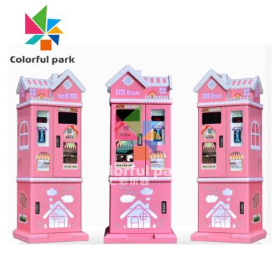 China Colorful Park Coin Operated Toy Crane Claw Machine 90x80x200cm CE Certified for sale
