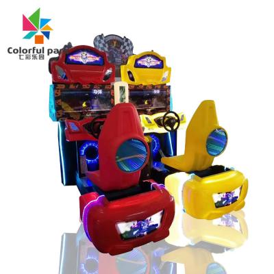 China EU Plug Multi Game Simulator Car Racing Two Player Coin Operated Machine for All Ages for sale